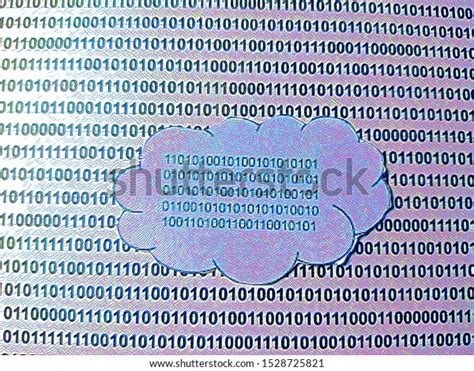 Cloud Binary Code Showing Cloud Computing Stock Illustration 1528725821 Shutterstock