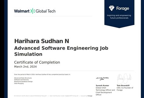 harihara sudhan n on linkedin excited to showcase my achievement of