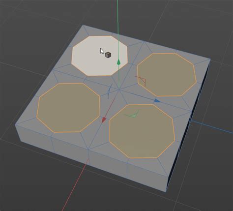 Cinema 4d Cant Make The Inner Extrude Of Multiple Polygons Evenly
