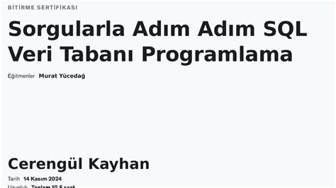 Learning Sql Database Step By Step With Queries