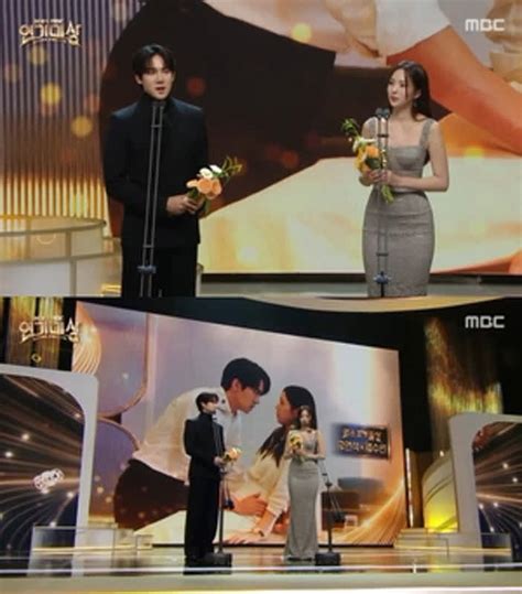 [mbc연기대상]‘지거전 유연석♥채수빈 베스트커플상 수상 “받고 싶던 상 감사하고 행복해”