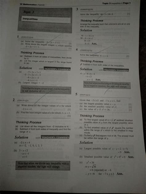 Solution Inequalities Solved Questions With Tips Studypool