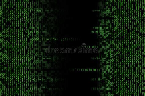 Green Matrix Backdrop Stock Vector Illustration Of Digital