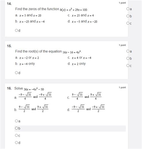 Solved 4 Use The Graphs Of F X And G X To Determine All