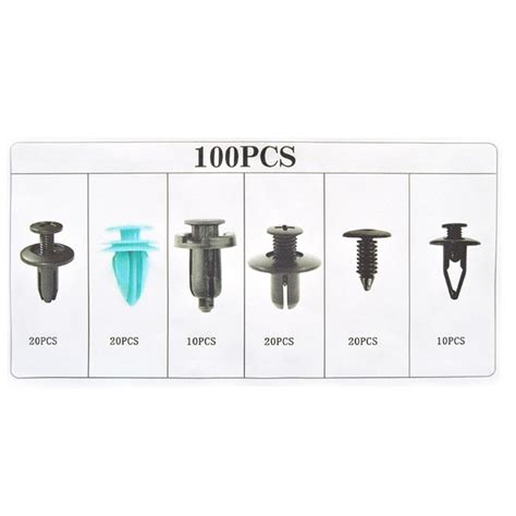 Комплект универсални щипки за кола 100 закопчалки Emag Bg