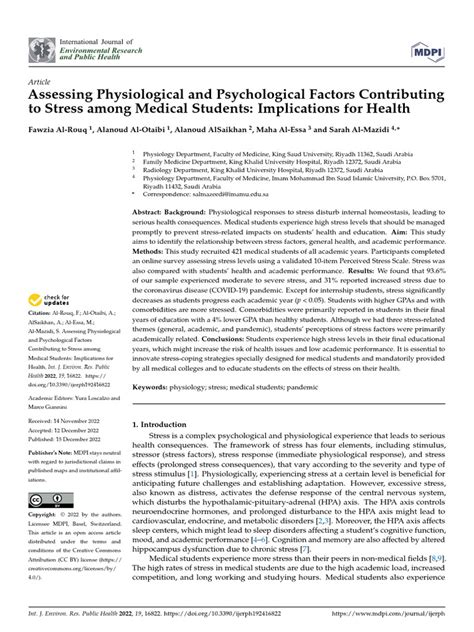 Stress 3 Pdf Statistics Quantitative Research