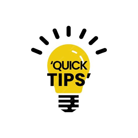 Premium Vector Quick Tips Label Vector Flat Style For Tooltip Badge Solution And Advice Banner