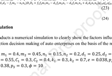 A E Show The Production Trajectory Bifurcation Diagram Profit
