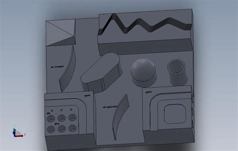 Hsm精度测试部分 Solidworks 2008 模型图纸免费下载 懒石网