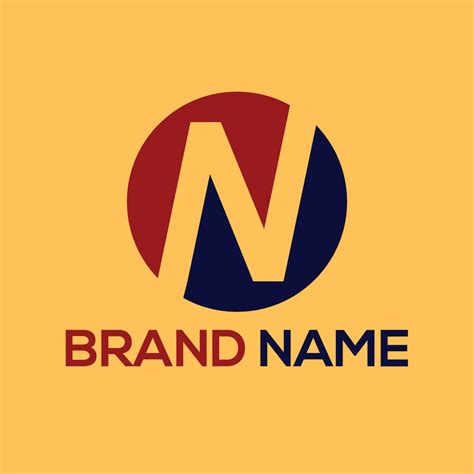 Circle N Letter Logo Template Design MasterBundles