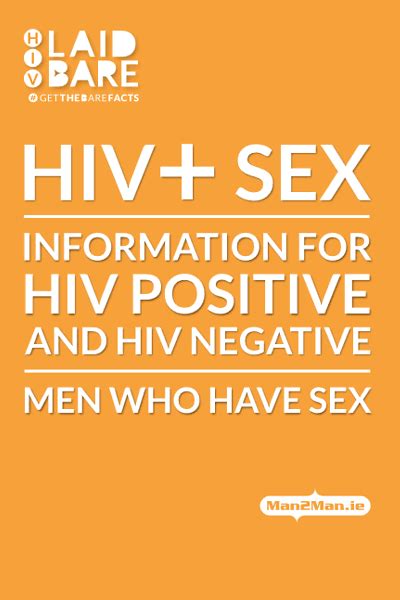 Information For Hiv Positive And Hiv Negative Man Man Ie