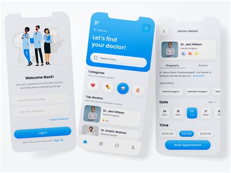 Medical Mobile App Ui Design By Najmul Hasan Rifat Senior Ui Ux Designer On Dribbble