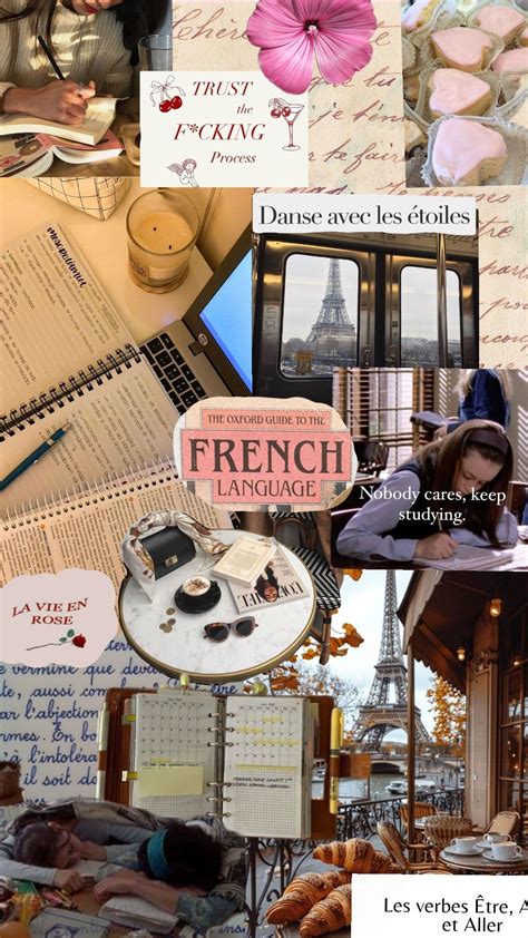 Studying French Frenchgirl Frenchaesthetic En 2025 Aula De Francés