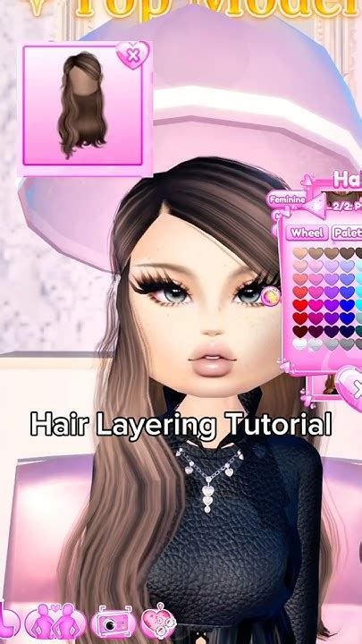 Dti Hair Tutorial As Requested Clothes And More Face Tuts Coming Soon Dresstoimpress Roblox