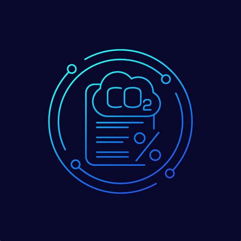 Carbon Tax Icon Linear Design 53457382 Vector Art At Vecteezy