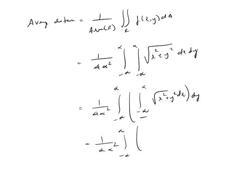 Solved Average Value The Average Value Of A Multivariable Function F