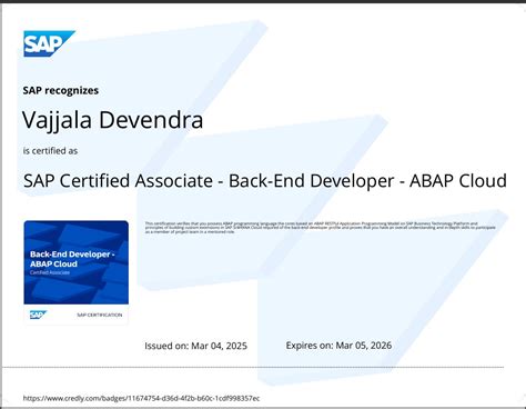 🎉 excited to share that i have successfully achieved the sap certified