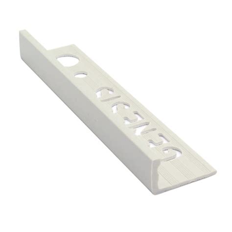 Genesis Plastic Straight Edge Tile Trim Grey Esp 2 5m Premium Tile Trim