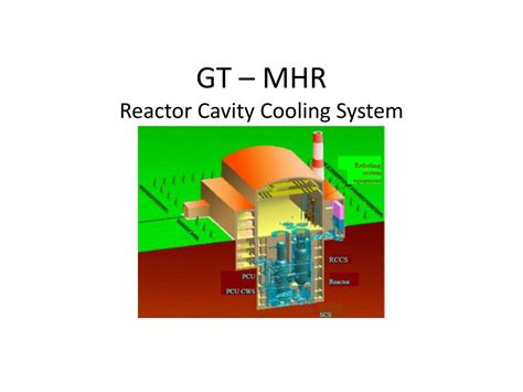 Ppt Gt Mhr Reactor Cavity Cooling System Powerpoint Presentation Id2827567