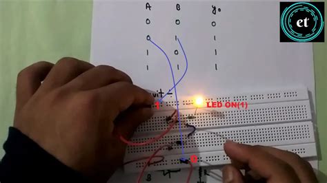 How To Make An OR Gate Using Diodes On Breadboard
