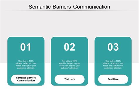 Semantic Barriers Communication Ppt Powerpoint Presentation File Cpb