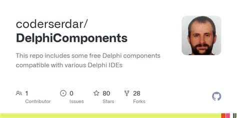 Github Coderserdardelphicomponents This Repo Includes Some Free