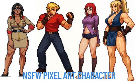 Create Nsfw Pixel Art Character Sprite Sheet Nsfw Pixel Art Animation Rpg Maker By