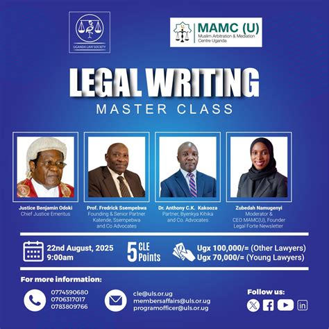 Legal Writing Master Class Uganda Law Society