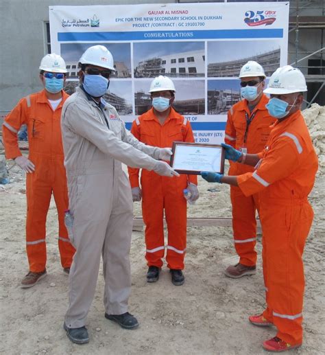 Galfars Dukhan School Project Achieves One Million Safe Man Hours