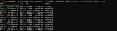 Configure Or Find The Executing Azure Container Job Name Microsoft Qanda