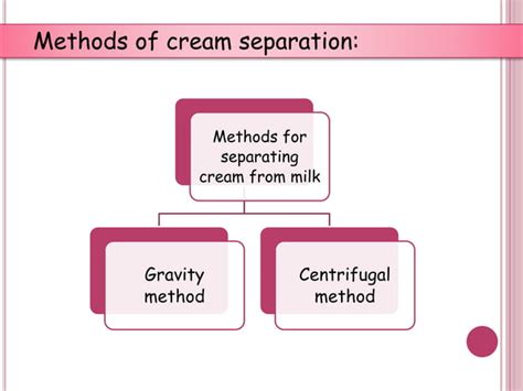 Cream Separator Cream Separation In Milk Pptx