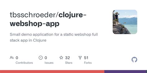 Github Tbsschroederclojure Webshop App Small Demo Application For A Static Webshop Full