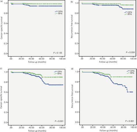 Kaplan Meier Curves For Css Rates And Rfs Rates Of Pn Patients A Css
