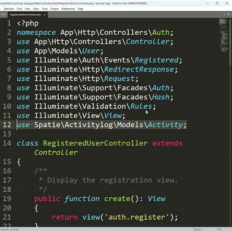 Laravel 11 Spatie Activity Log Track User Activity Codeshotcut