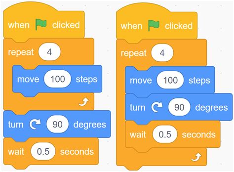 code trip [day 1] investigating how to draw a square coding lesson