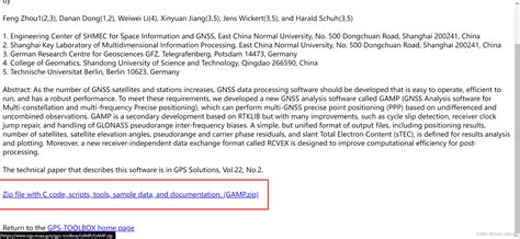 Gnss Ppp软件 Gamp 在vs20192022下完成调试、跑通程序（超详细！）gamp软件使用 Csdn博客