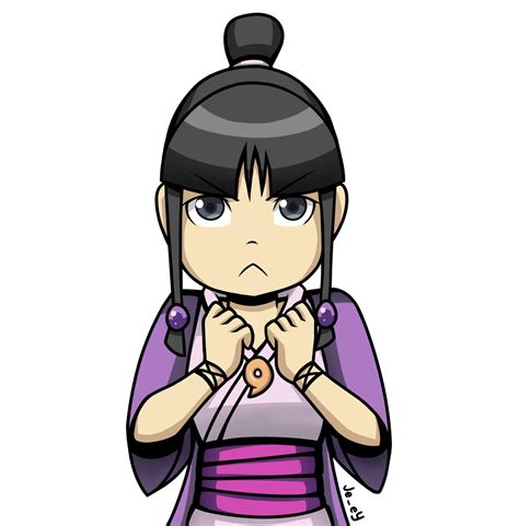 Maya Fey Sprite Redraw 2 By Je Ey On Deviantart