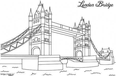 Bridge Coloring Page
