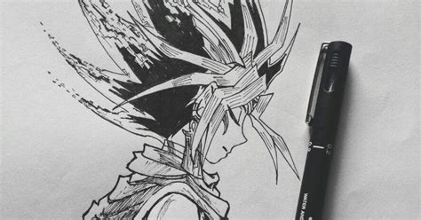 Artesha Pharaoh Atem Drawing Process