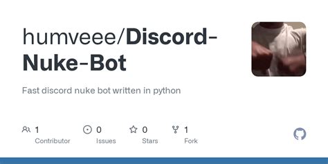 Github Humveee Discord Nuke Bot Fast Discord Nuke Bot Written In Python