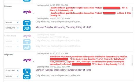 Accounting Integration Errors General Help Tall Emu Crm Myob Crm