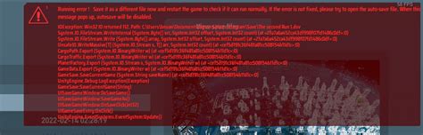 Crash Error Report Help Rdysonsphereprogram