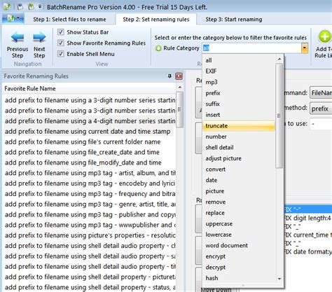 BatchRename 4 Online Help