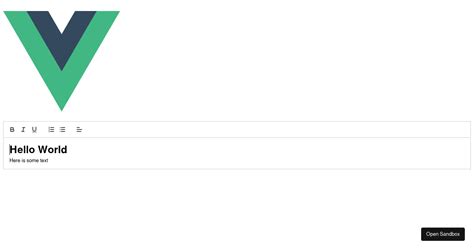 Vue Quill Example Codesandbox