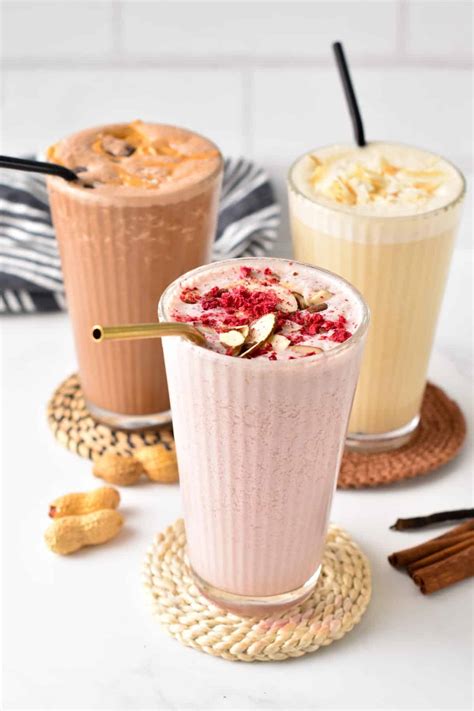 Low Calorie Protein Shake Recipes 3 Ways 27g Proteins The