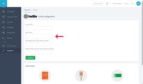 Text Messaging Account Setup With Twilio Vision6 Support