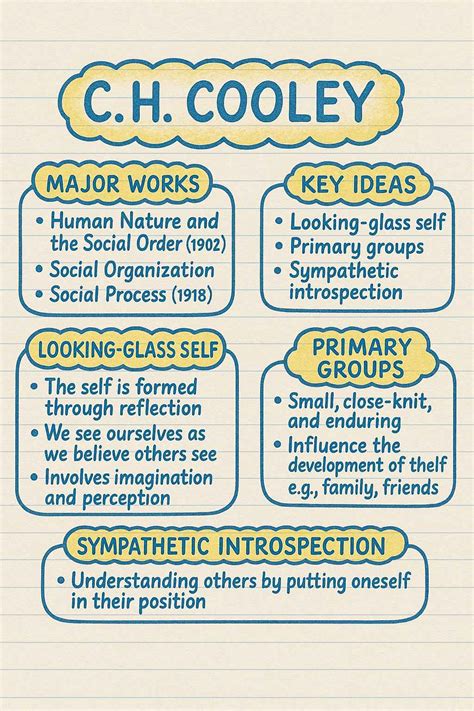 Ch Cooley Looking Glass Self And Social Interaction Sociology