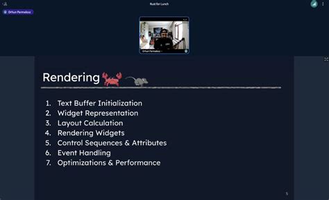 Orhun Parmaksız On Linkedin Rustlang Ratatui Meetup Talk