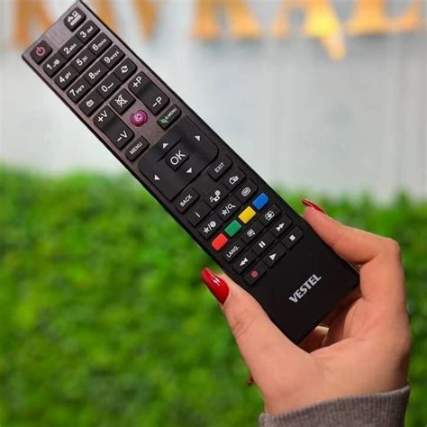 خرید و قیمت کنترل تلویزیون ال ای دی ایکس ویژن بلند دکمه بنفش اصلی ترب