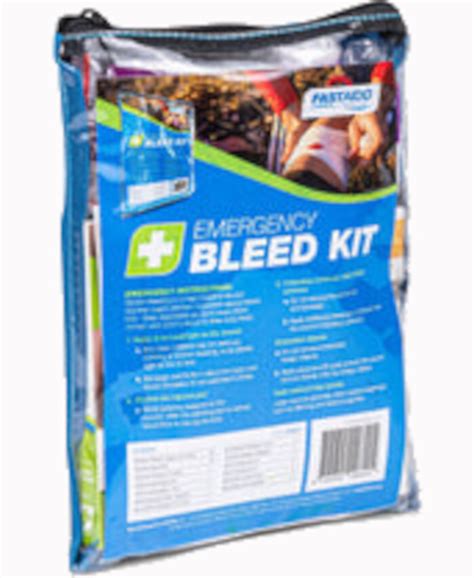 First Aid Kit Emergency Bleed Kit Vinyl Pouch Fastaid